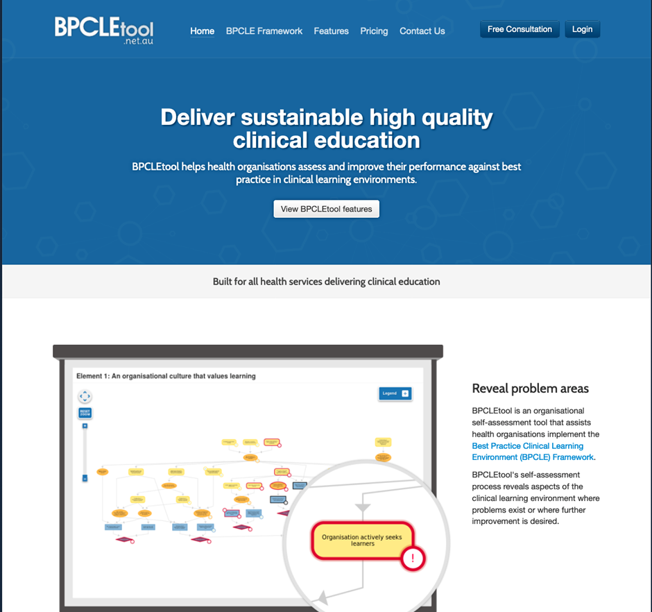 Best Practice Clinical Learning Environments